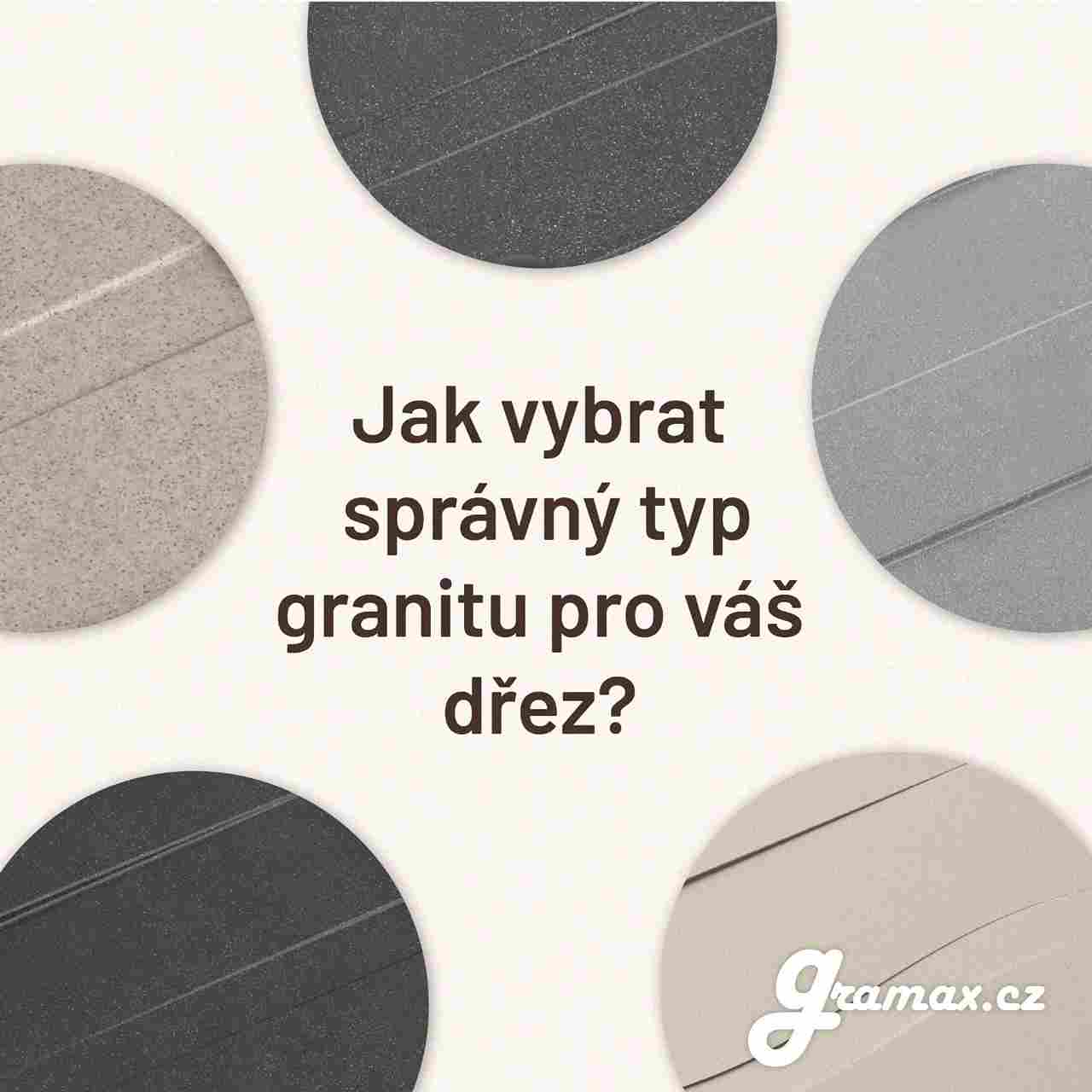 Granitové dřezy a dřezové baterie za nejlepší cenu od Gramax.cz